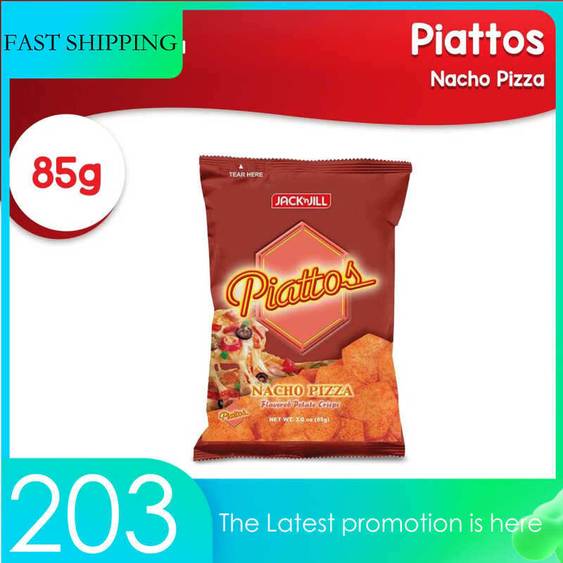 Piattos Nacho Pizza Flavored Potato Crisps 85G | Shopee Philippines