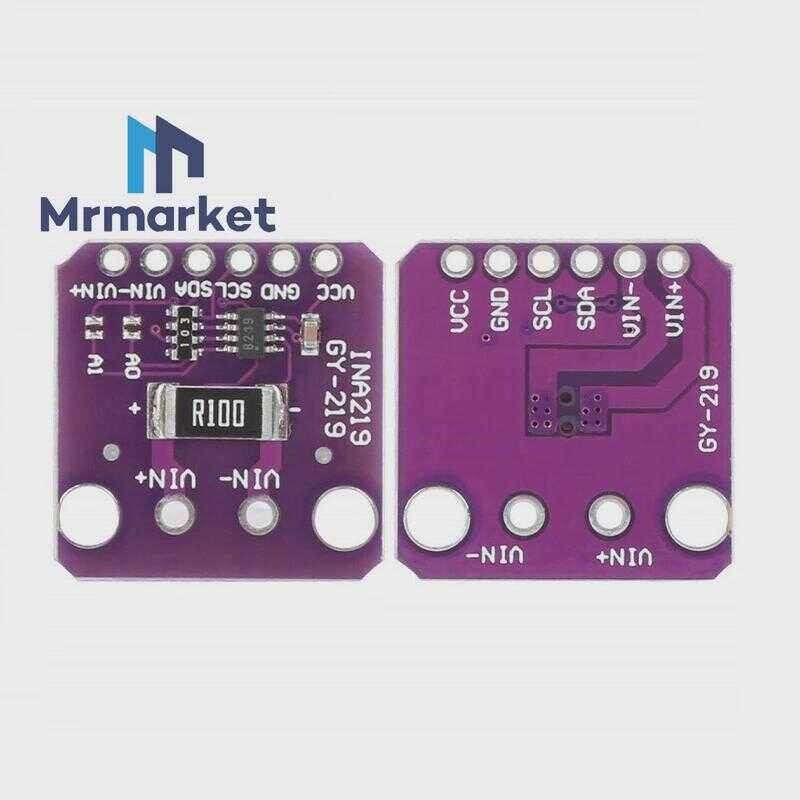 Purple GY-INA219 high-precision i2c digital current sensor module ...