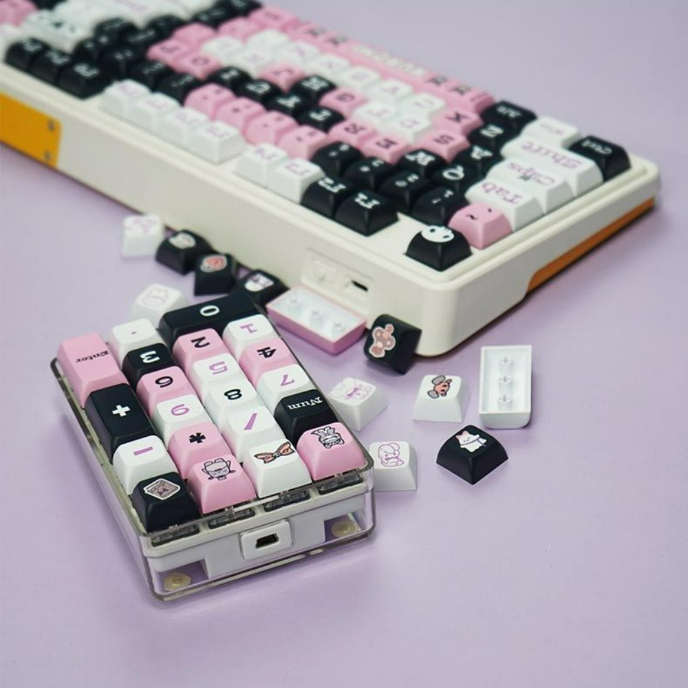 127 Keys Sanrio Kuromi Keycaps XDA Profile PBT Dye Sublimation Craft ...