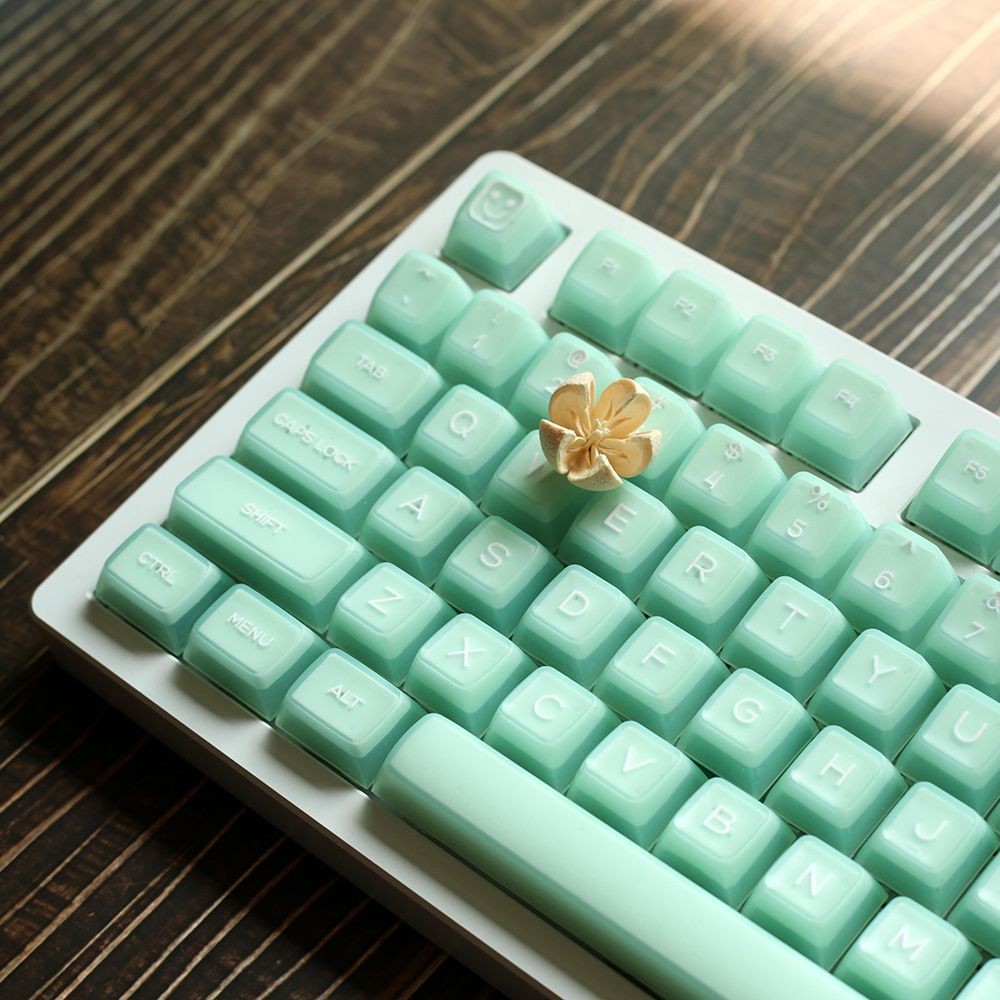 White Marble Keycap Similar SA Profile PBT Double Shot Mechanical ...