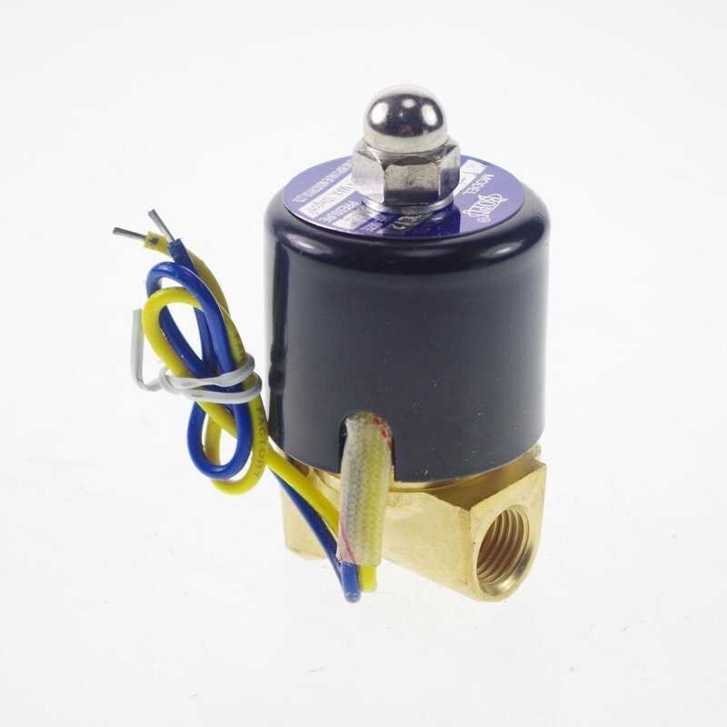 110Vac 12Vdc 24Vdc 220Vac 1/4" BSPP NC Methane Gas Fuel Propane 2 Ways ...