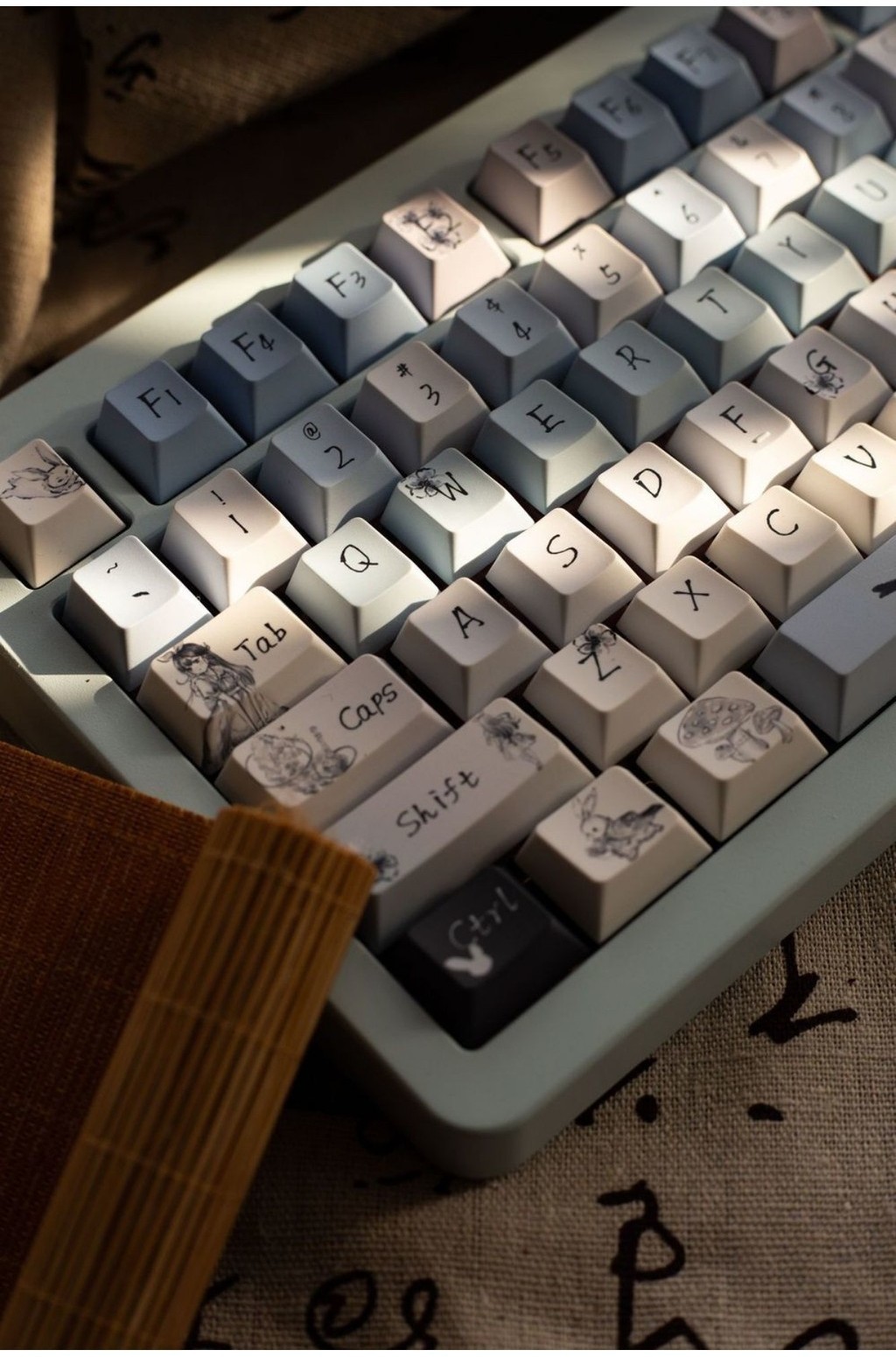 Ink Alice Keycap Cherry Profile PBT Five-sided Dye Sublimation 139 Keys ...