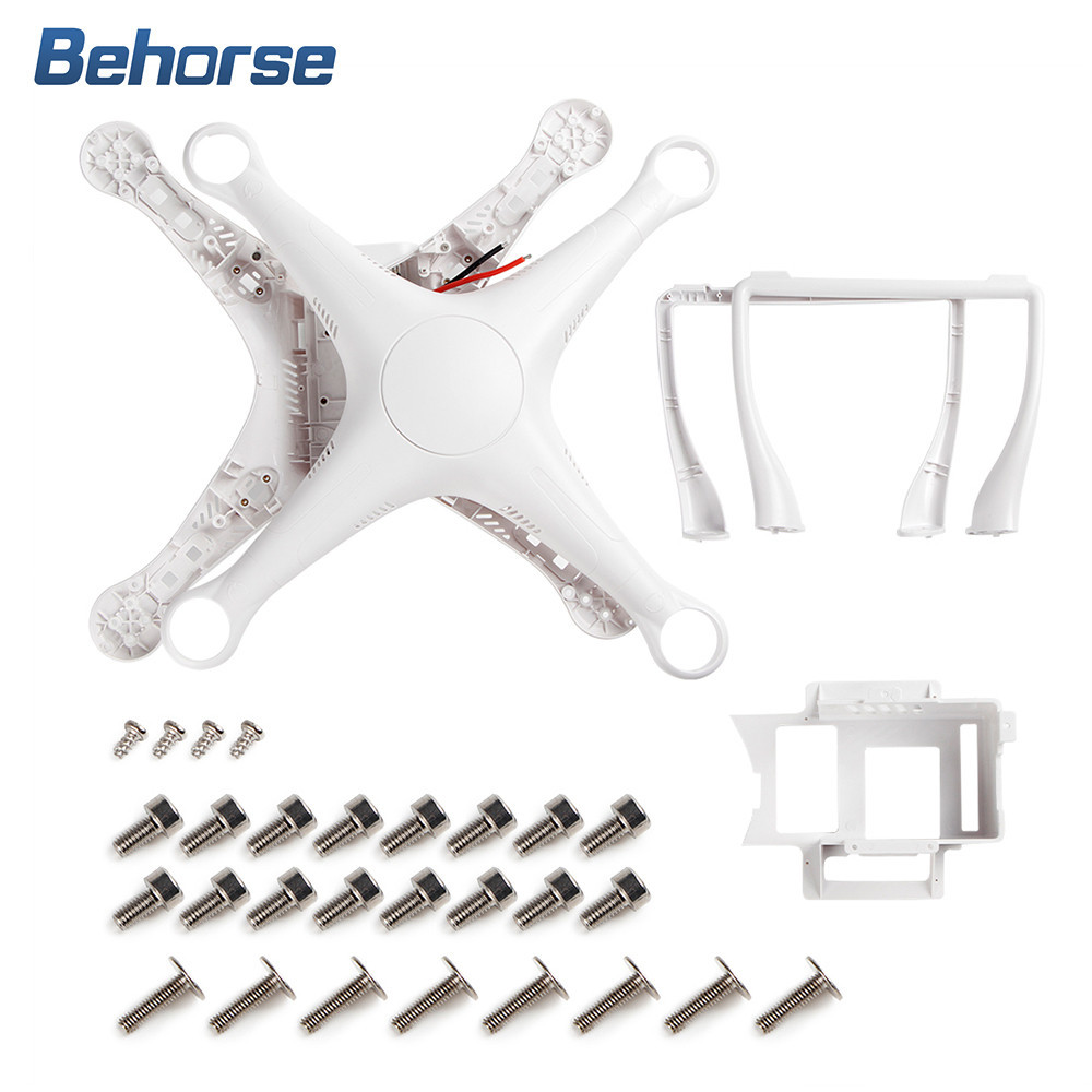 for Phantom 3 Upper Middle Bottom Landing Gear Body Shell Set for DJI ...