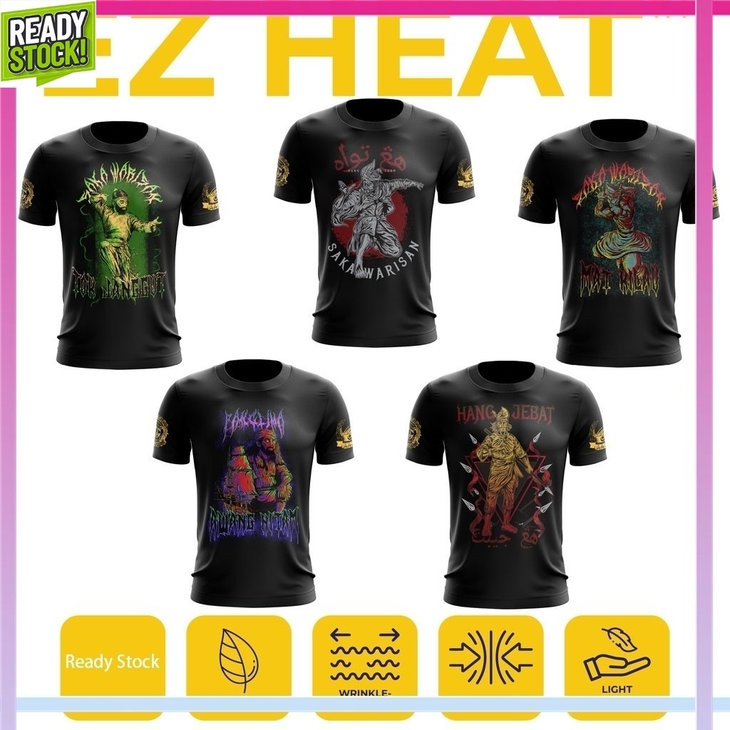 Saka Warisan Design Mat Kilau Awang Hitam Hang Tuah Jebat Tok Janggut Tanah Melayu Malaysia ...