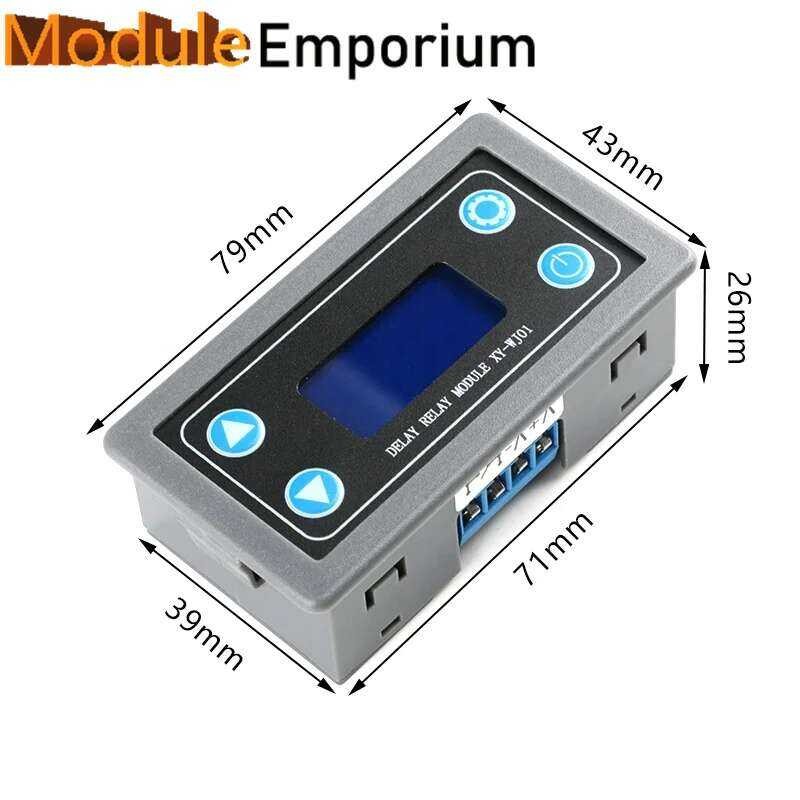 Xy-Wj01 Trigger Cycle Timing Circuit Switch Adjustable Digital Delay Time Relay Modules | Shopee ...