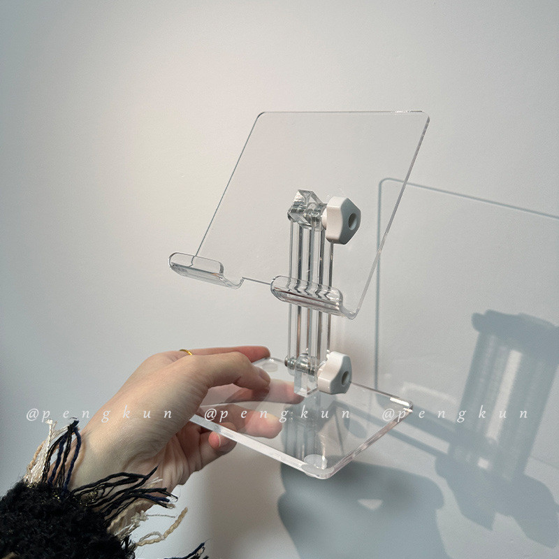 Acrylic Phone Holder ipad Tablet Holder Desktop Support Frame ...