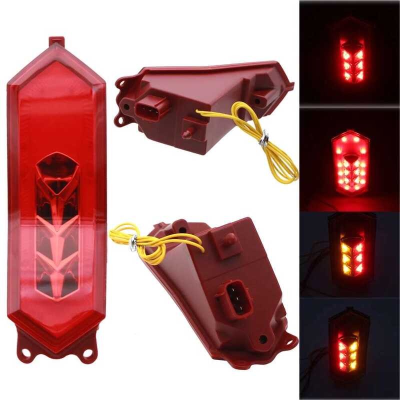 9 For YAMAHA YZF R1 R1m Yzf-R1 2015 - 2020 Tail Light Integrated Turn ...