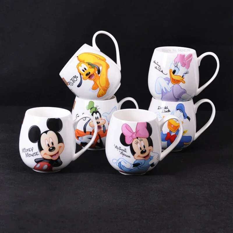 8C E 3 Minnie Coffee Mugs Cute Cartoon Donald Milk Creative Fashion ...