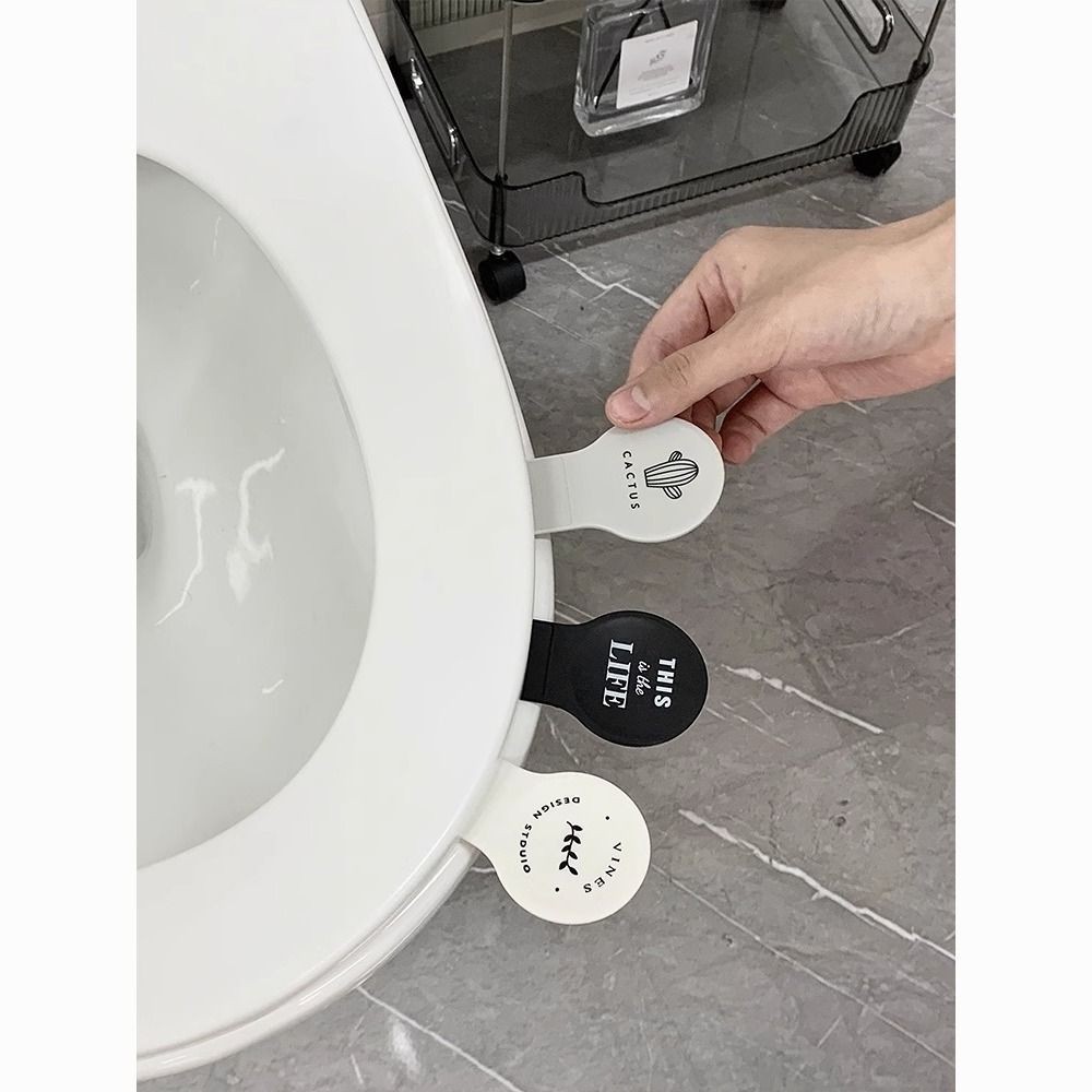 3pcs Toilet anti-dirty hands universal toilet seat portable lid toilet ...