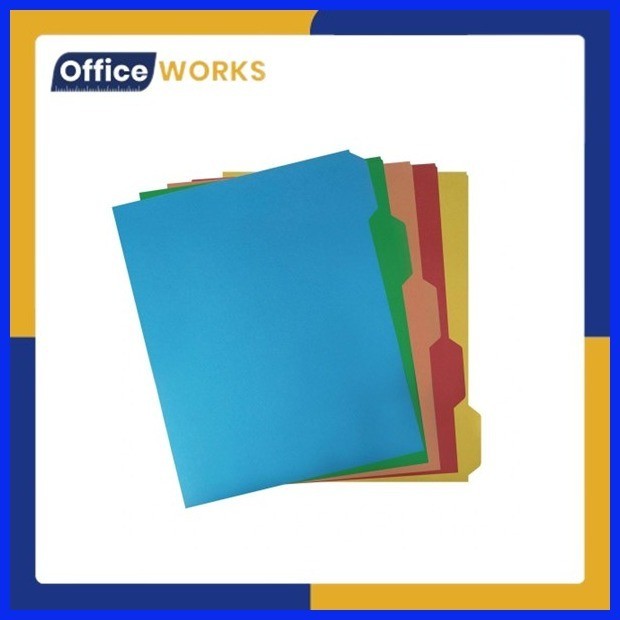 File Folder Divider sold 50's A4 / Short / Long | Shopee Philippines