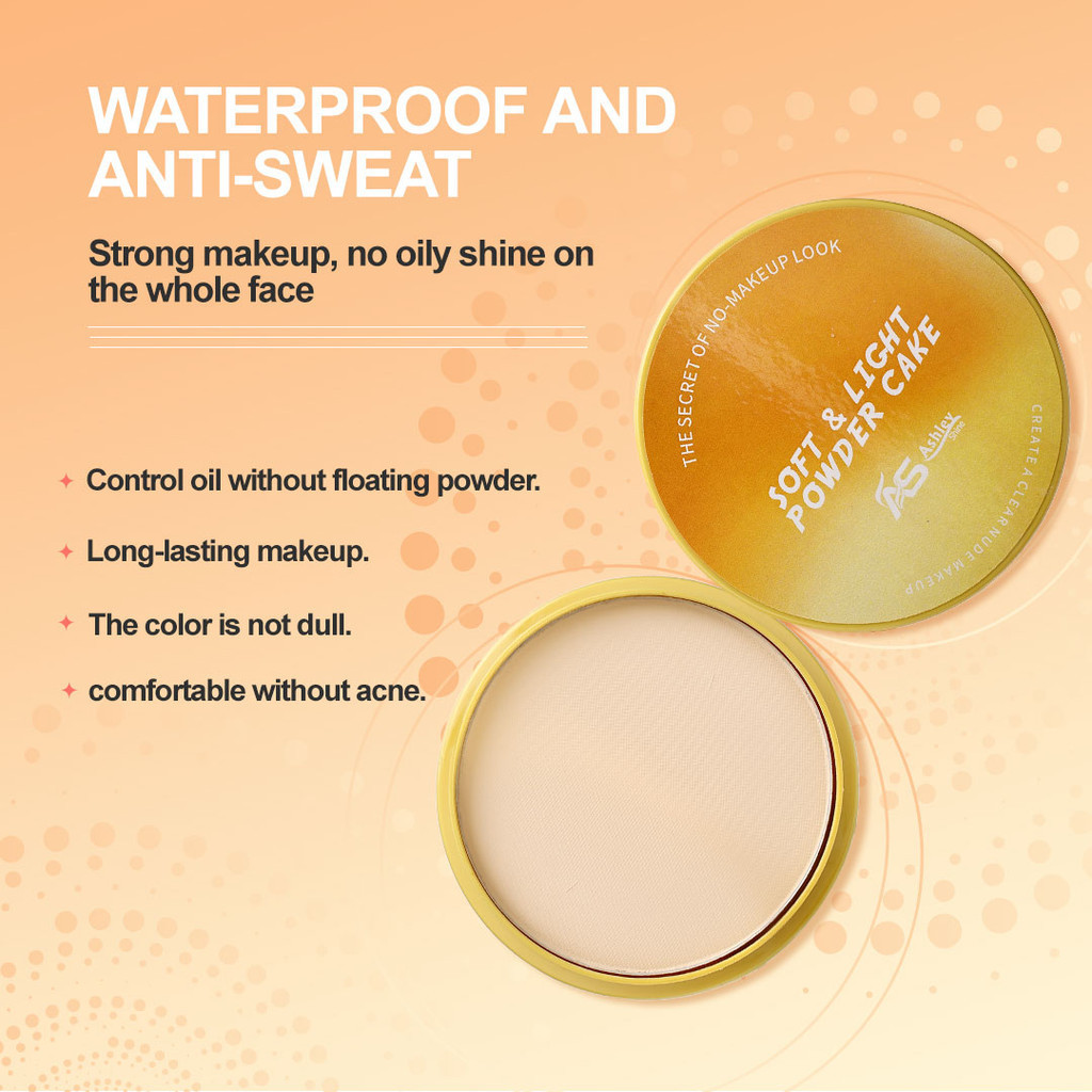 Ashley Shine Loose Powder Soft and Light Face Powder Cake 20g AS8144 ...