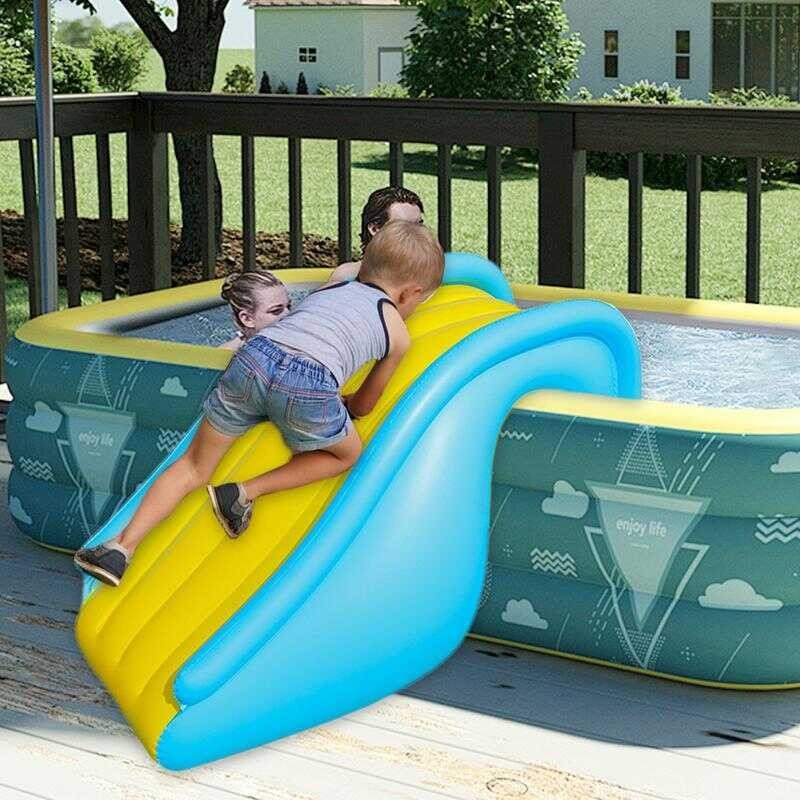 Wider Iatable Slide Steps Swimming Pool Supplies Kids Bouncer Castle ...