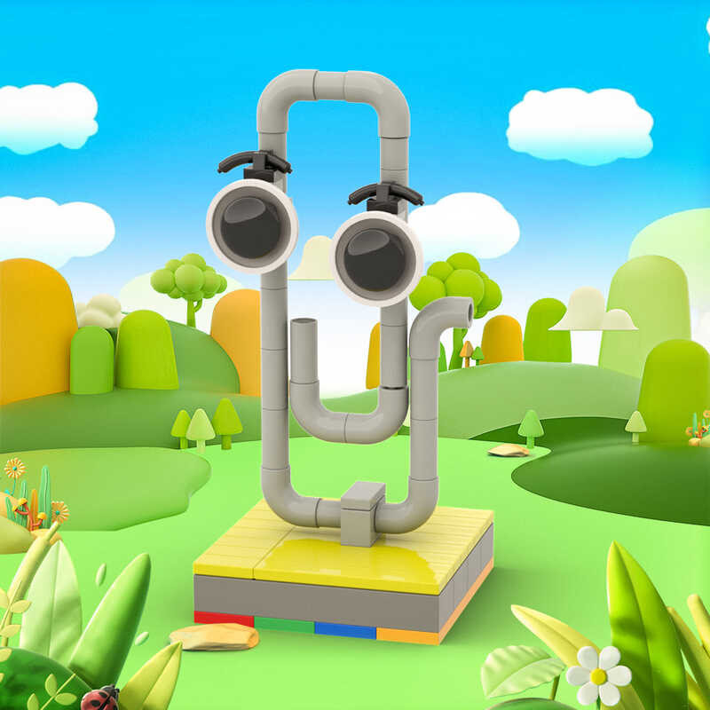 Ang Buildmoc Clippy Age Revealer World Building Block Set Educational ...