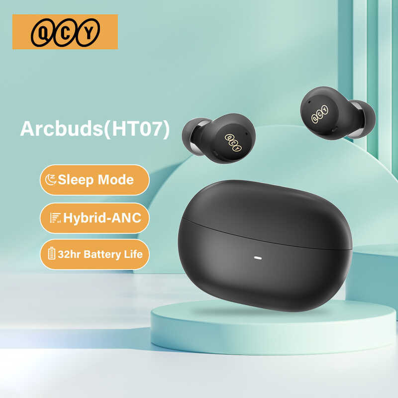 QCY Ht07 PHV Arcbuds ANC Wireless Earphone 40Db TWS Earbud 6 Mics ENC ...