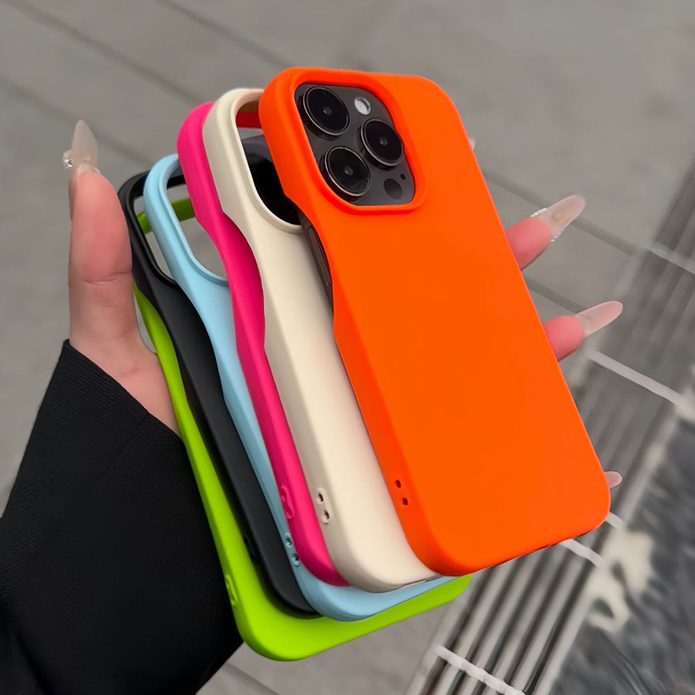 Simple Solid Color Matte Silicon Phone Case for IPhone 11 15 16 Pro Max 12 14 13 Promax 15 ...