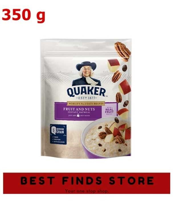 Quaker Oats Instant Oatmeal Fruit and Nuts Flavor 350g | Shopee Philippines