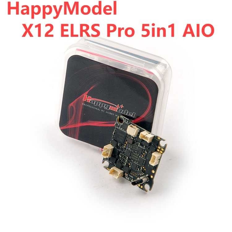 Happymodel X12 Pro 5In 1 AIO Flight Controller Built-In 2.4G ELRS V3.0 OPENVTX 400Mw 1-2S Lipo ...