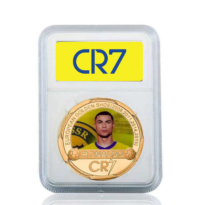 Cristiano Ronaldo Commemorative Coin, Portugal Cup, Metal Craftsmanship ...