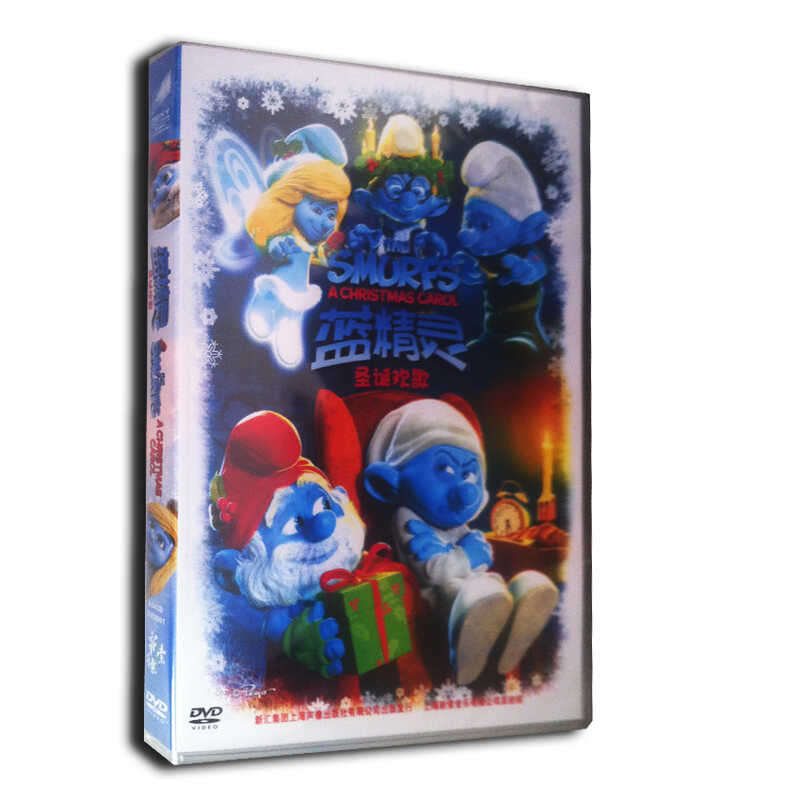 Authentic animated movies Smurfs Christmas Song box DVD have two ...