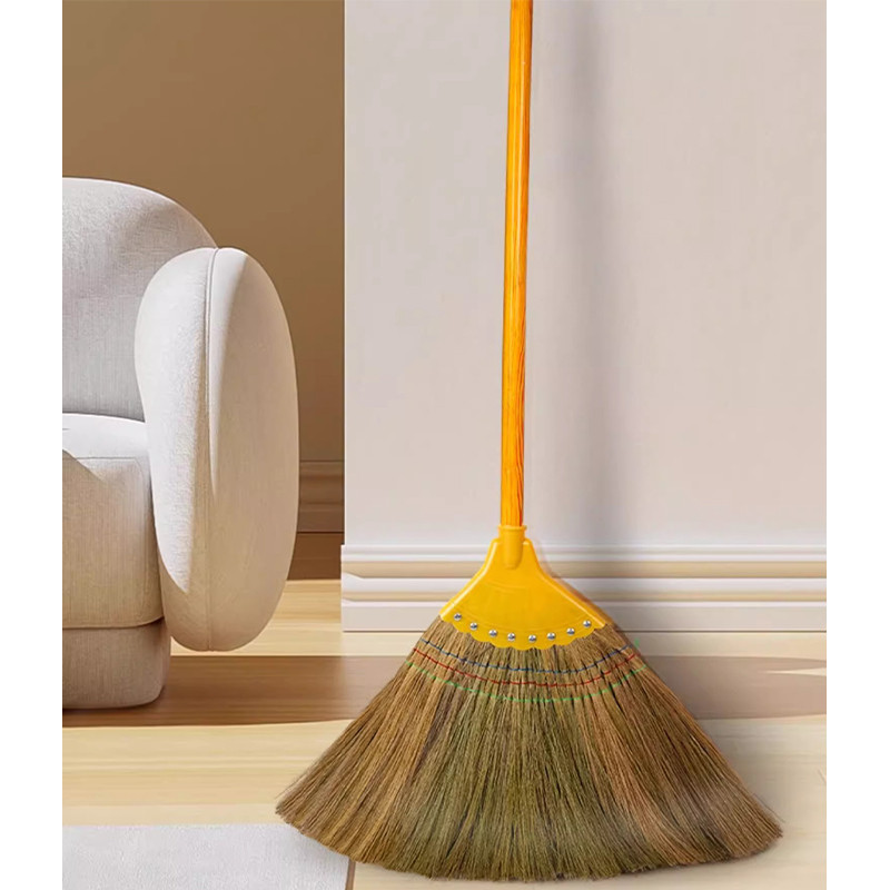 8 Nails Soft Broom Double Sewing Walis Tambo Kahoy For School Factory ...