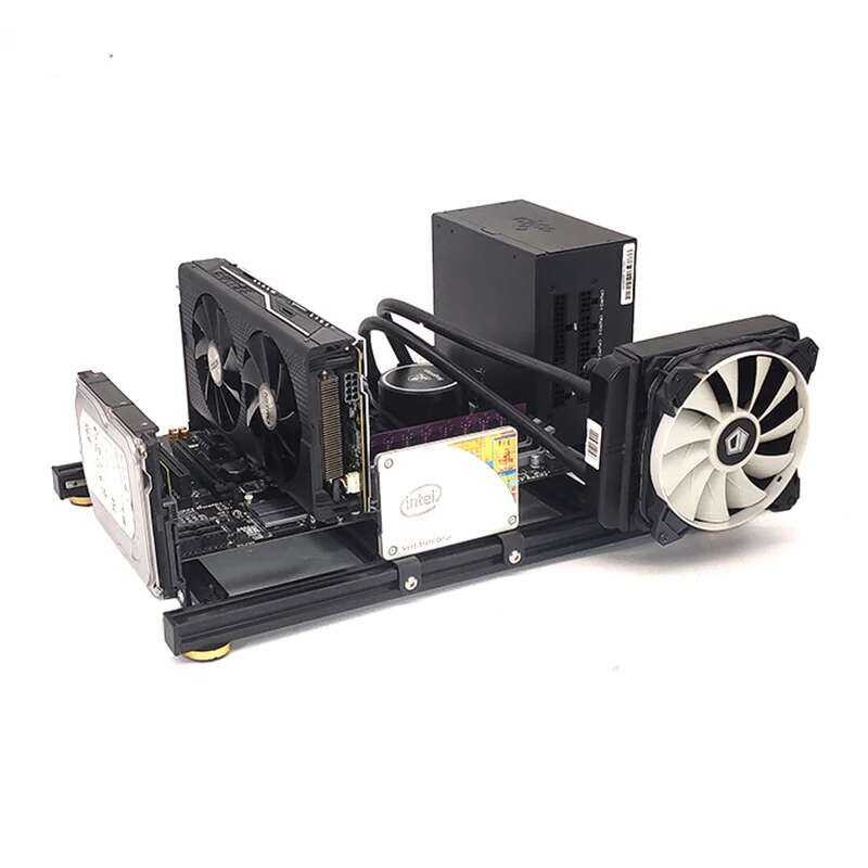 Personalized Open PC Case Frame ITX MATX ATX Desktop Computer Chassis ...