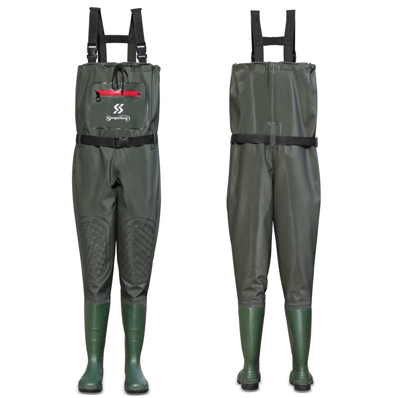 in stock Sougayilang Boot-Foot Chest Waders Waterproof Fishing Hunting ...