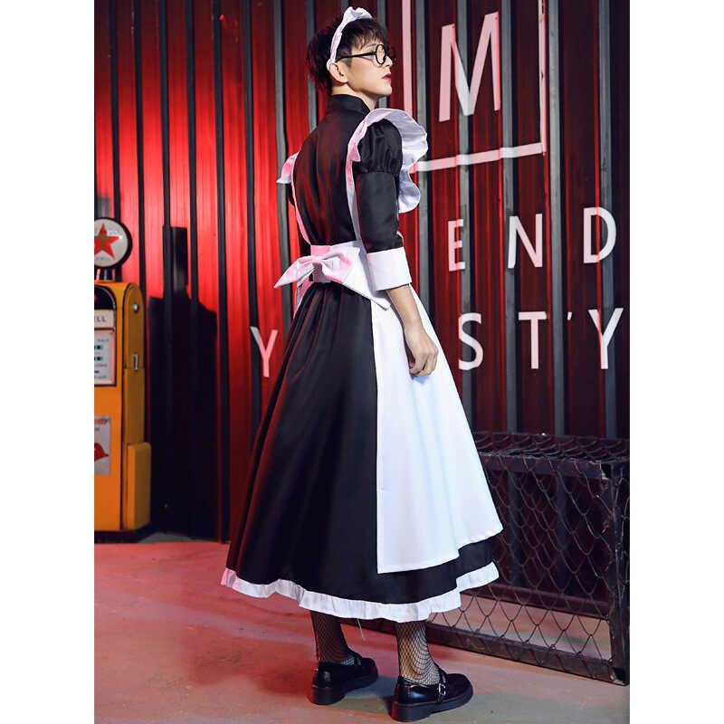 G Maid Costume Anime Neutral Male Female Butler Professional Stage ...