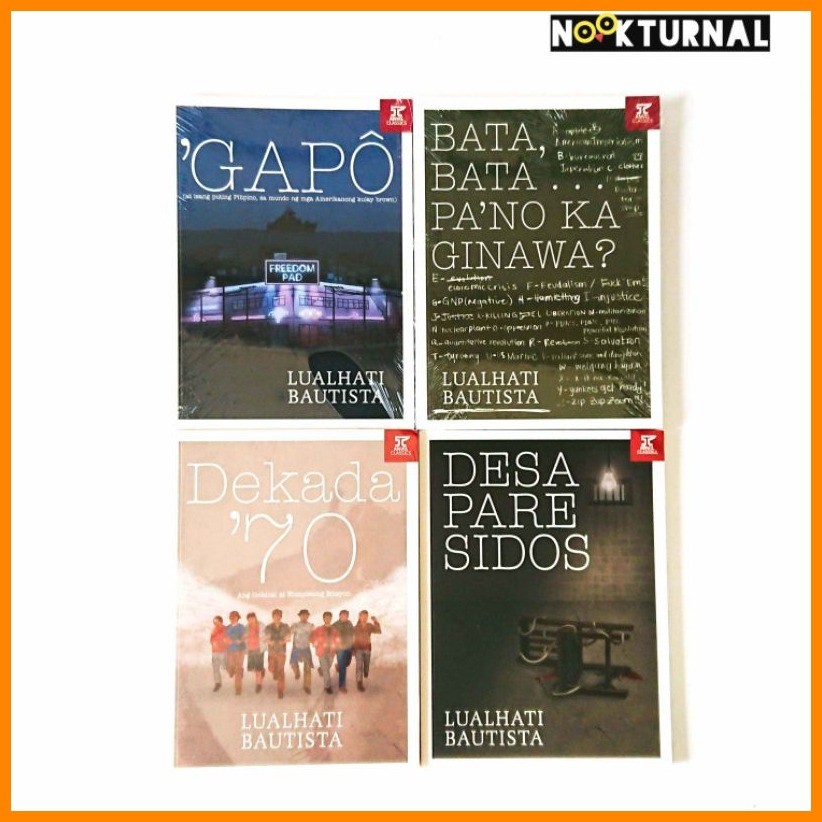 NEW】Lualhati Bautista Book Gapo Dekada 70 Desaparesidos Bata Pano Ka ...