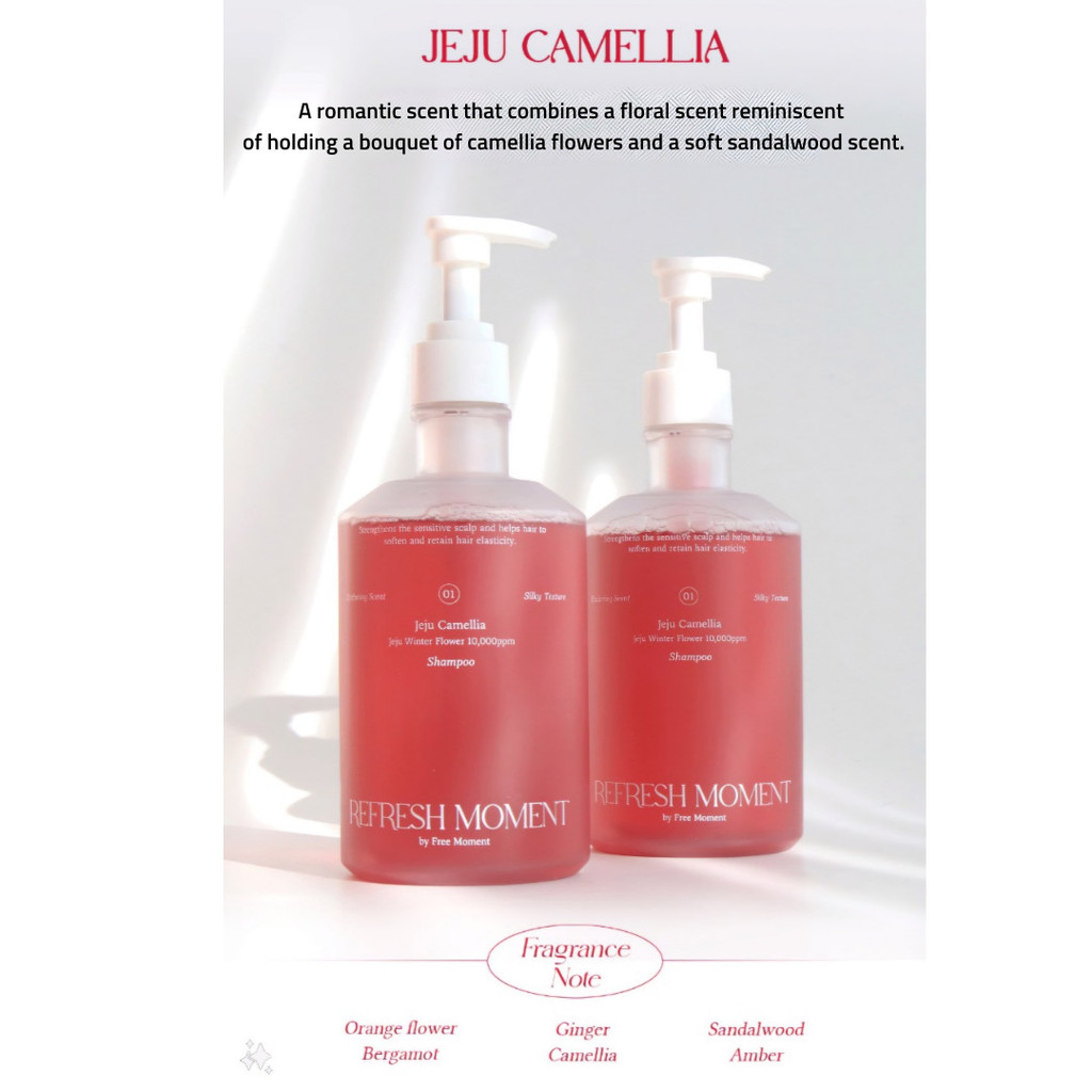 FREE MOMENT Refresh Moment Perfume Shampoo 500ml - Luxurious Fragrance ...