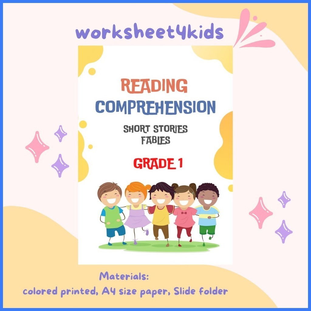 72, Reading Comprehension Short Stories/Fables Workbook for Grade 1 ...