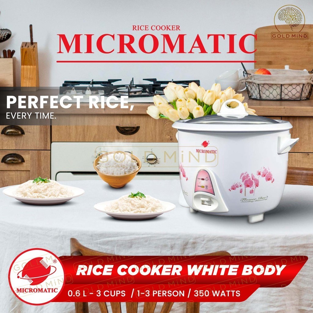 Micromatic 0.6L Rice Cooker - Yellow Elephant | Shopee Philippines
