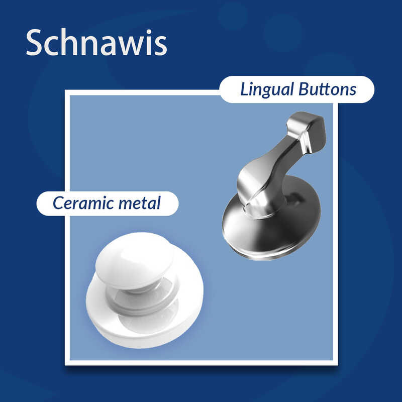 10Pcs Dental Orthodontic Lingual Buttons Metal Composite Tongue Tamer ...