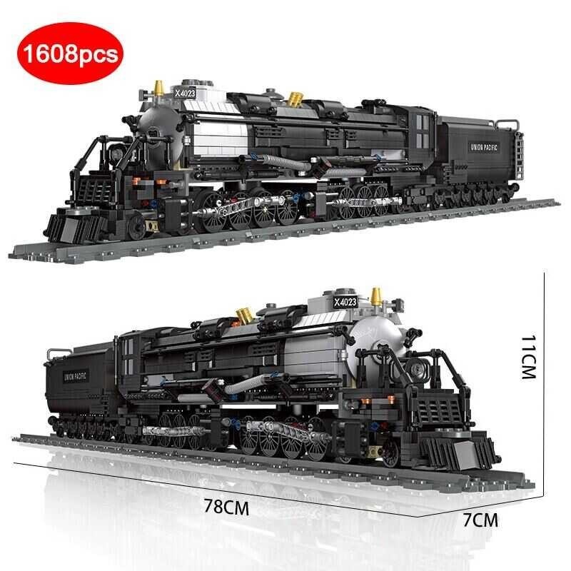 Technical Steam Locomotive The Union Pacific Big Model Building Blocks ...