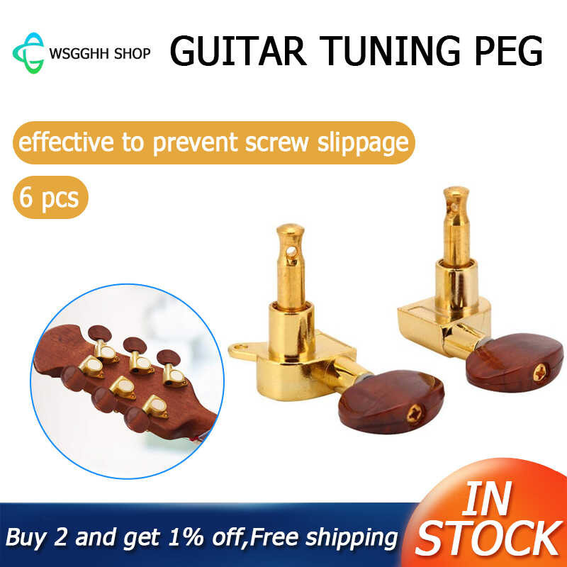 Guitar Tuning Machines 6-Pack Metal Guitar Tuning Pegs - Semicircle ...