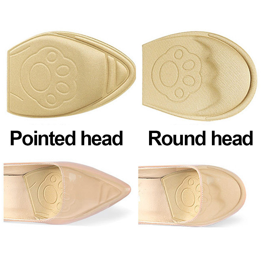 Loafers adjust shoe size forefoot pad, half size pad, filled toe plug ...