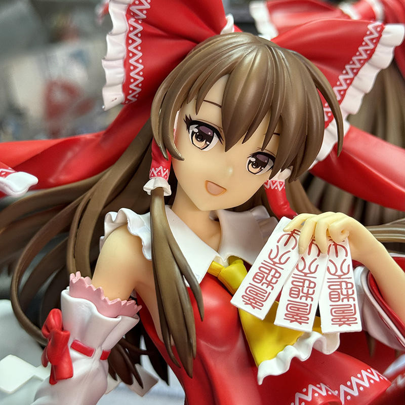 XH AY Factory Red And White 1/4 Hakurei Reimu Figure Standing Super ...