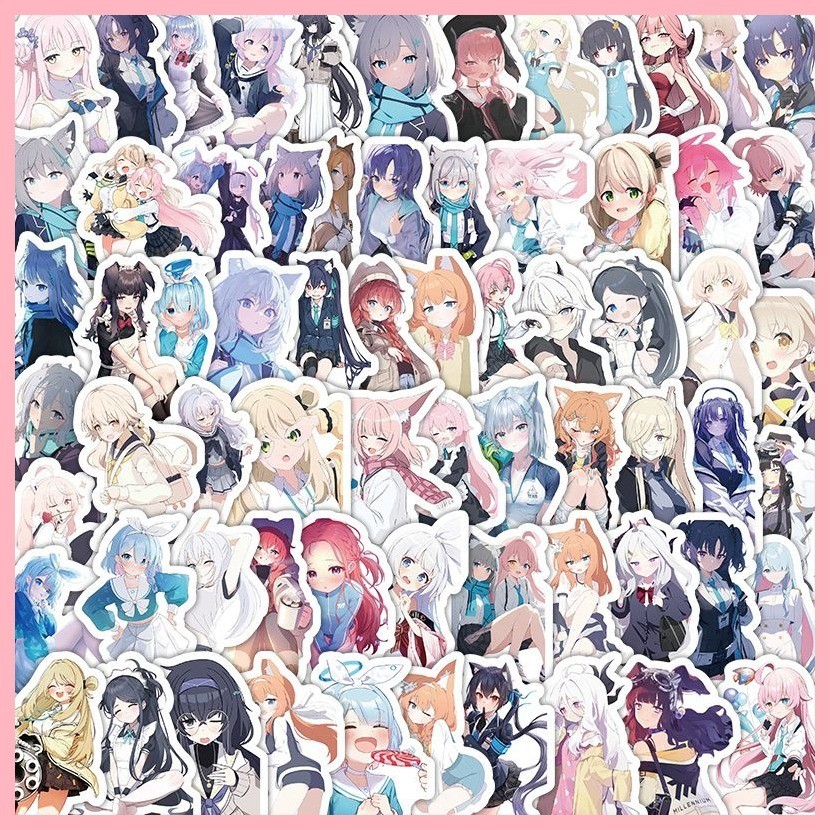 [GUYN] Sticker Blue Archive (102 Sheets) Sunaokami Shiroko Blue Archive ...