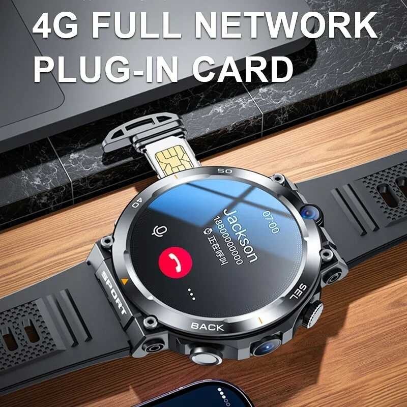 Smartwatch ☀ 4G Face Unlock GPS NFC Wifi Bluetooth SIM Card Video Calls ...