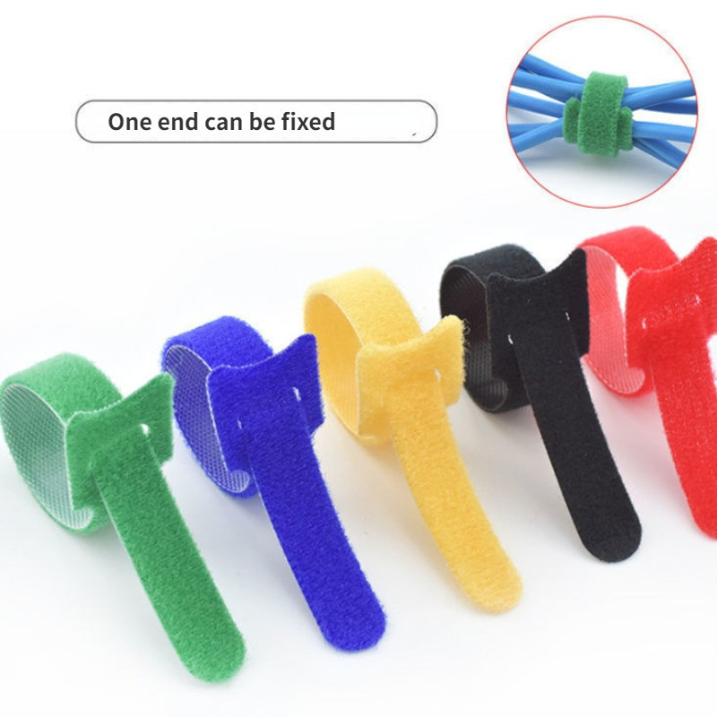 Velcro Wire Fixing Cable Trimmer Ties Straps Headphone Charging Data ...