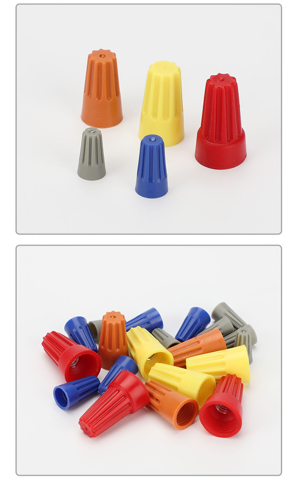 Spiral crimping cap Twist-On Terminals insulated quick wire connector ...