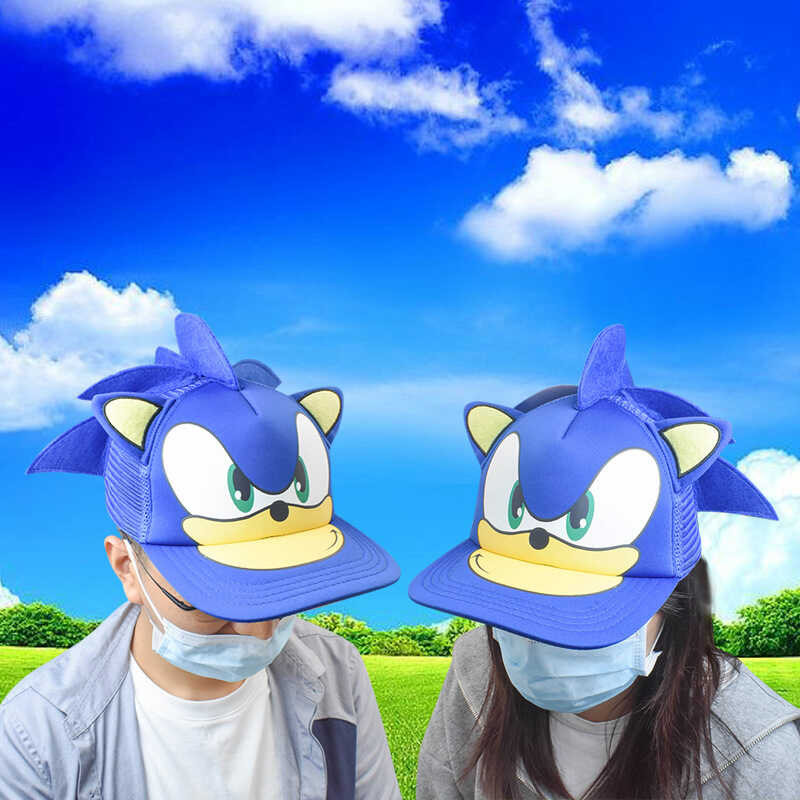 ♀ Hot Selling Sonic Hedgehog Sports And Leisure Baseball Hat Sunscreen ...
