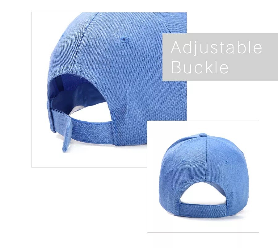 OW Polo Style Visor Caps Plain Solid Baseball Cap Strap Back Adjustable ...