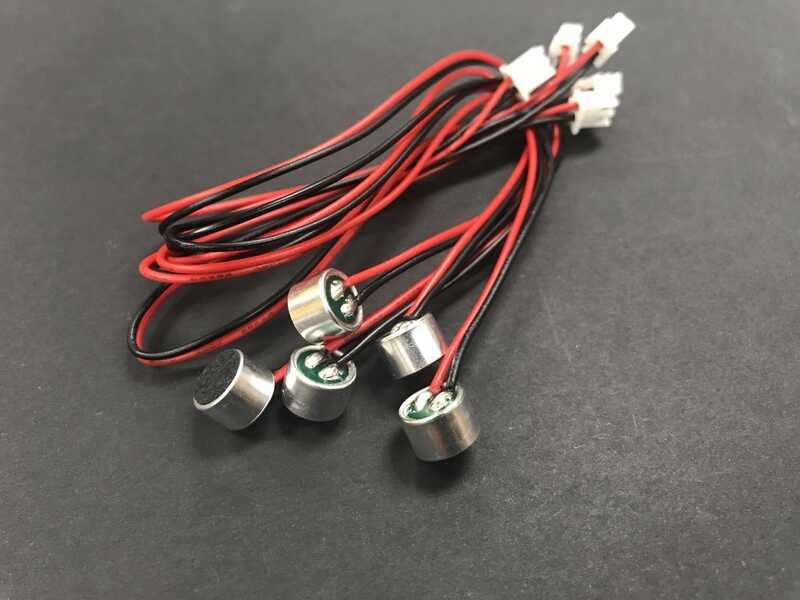 9767 Electret with 2.54MM.2P Terminal Full Directional Head 10 * 7 MIC ...