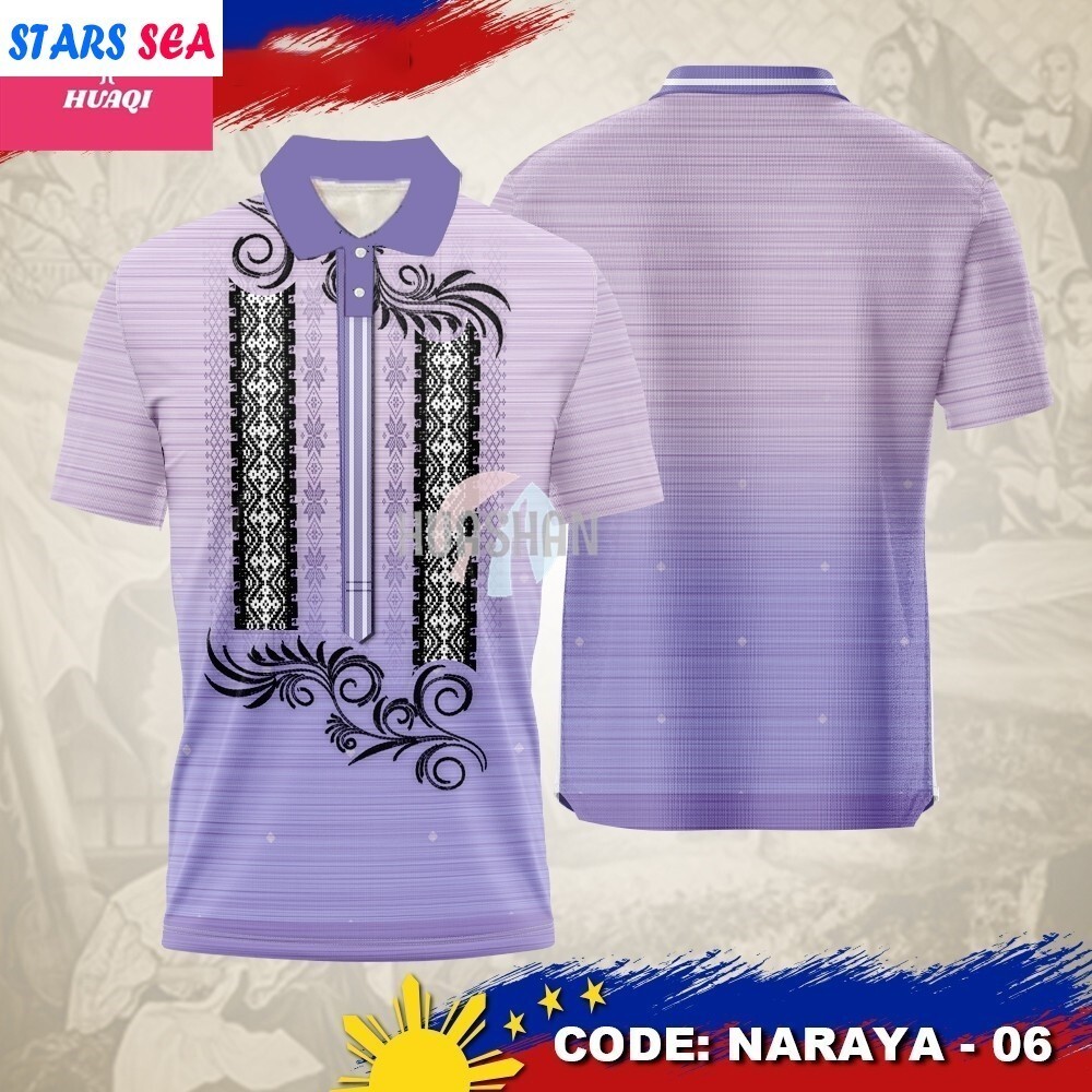 2025 Asian inspired ethnic attire new agalog batik polo for men ...