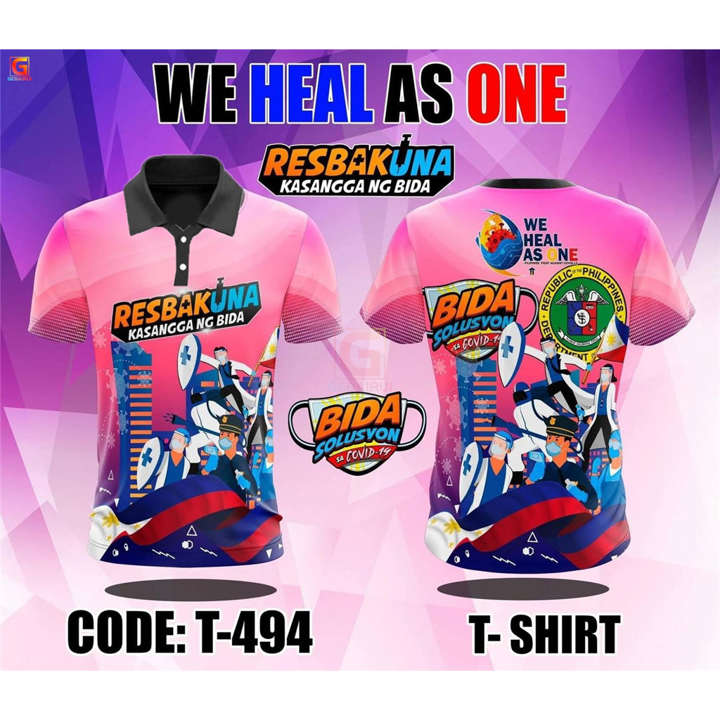 Vaccinated RESBAKUNA KASANGGA NG BIDA SUBLIMATION HEALTHY PILIPINAS ...
