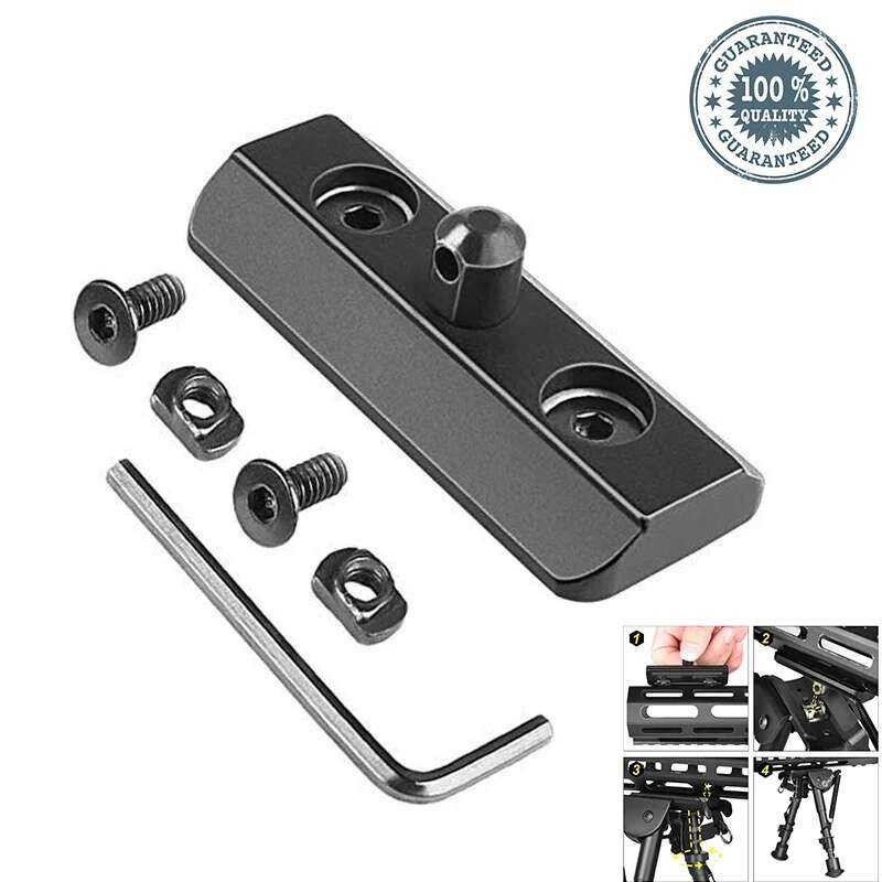 Tactical M-lok Picatinny Bipod Mount Sg Stud Handguard Adapter Low ...