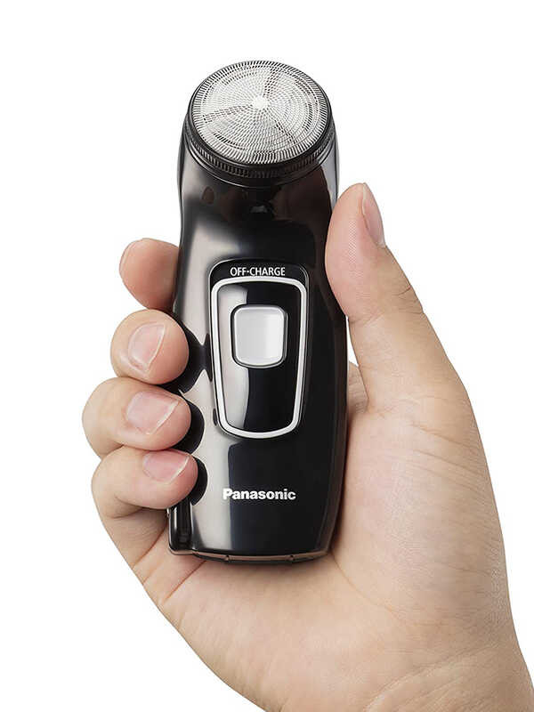 Japanese Panasonic men's electric shaver battery powered rotating blade ...