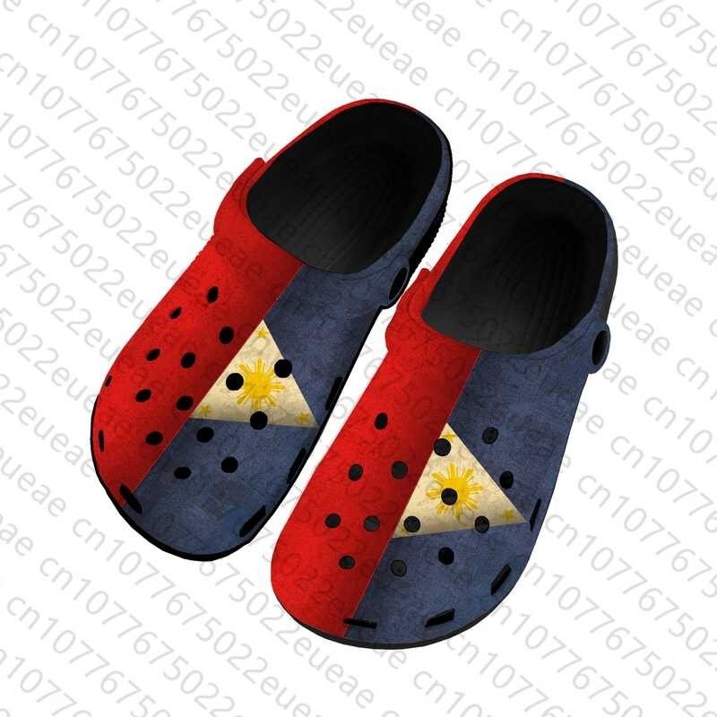 Home Pilipinas Flag Clogs Custom Water Shoes Men Women Teenager ...