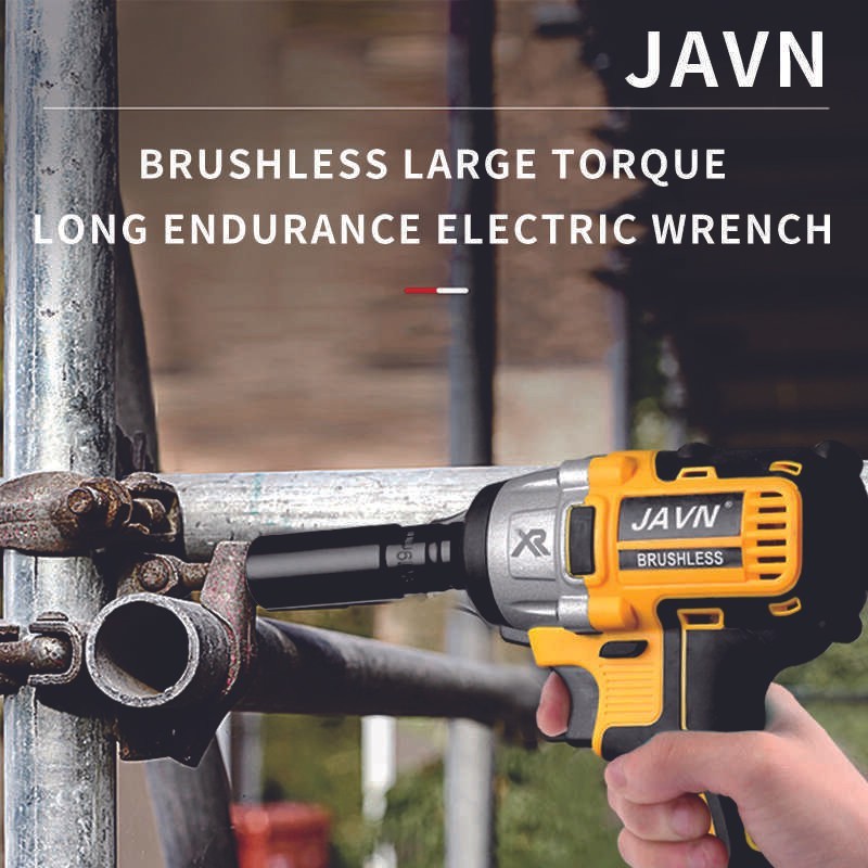 JAVN 320N.m Electric Impact Wrench, 20V Brushless Wrench Socket, Li-ion ...