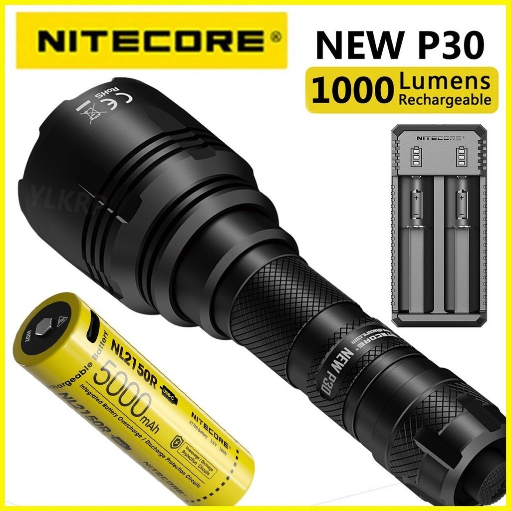 ¤ NITECORE New P30 Flashlight CREE XP-L HI V3 LED max 1000LM 8 Working ...